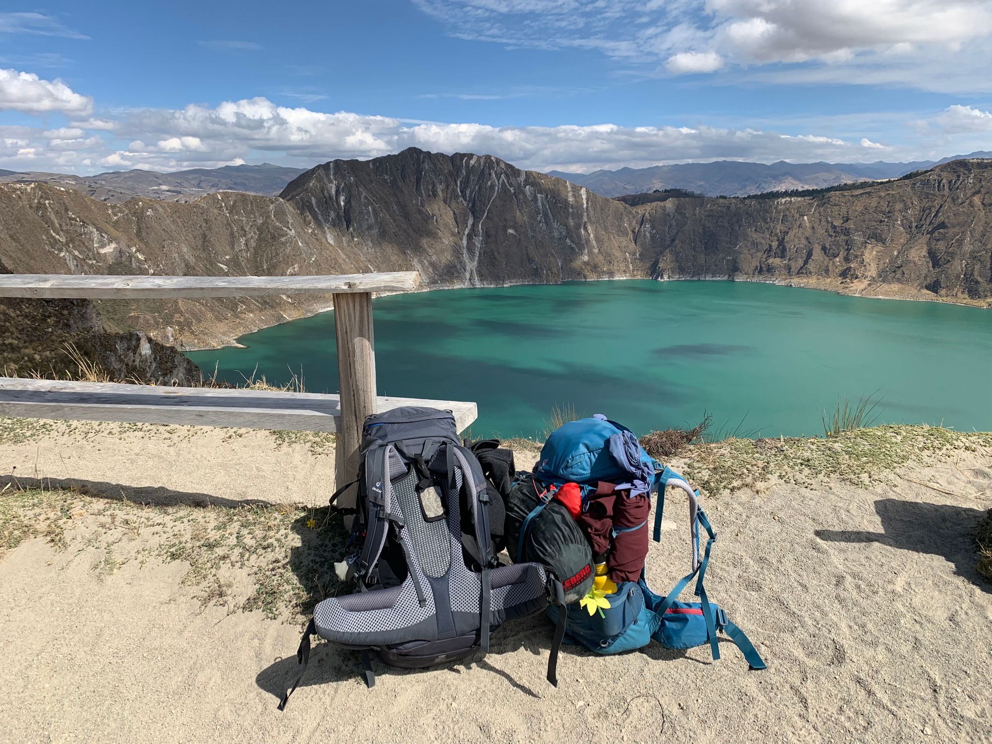 Camping along Quilotoa loop